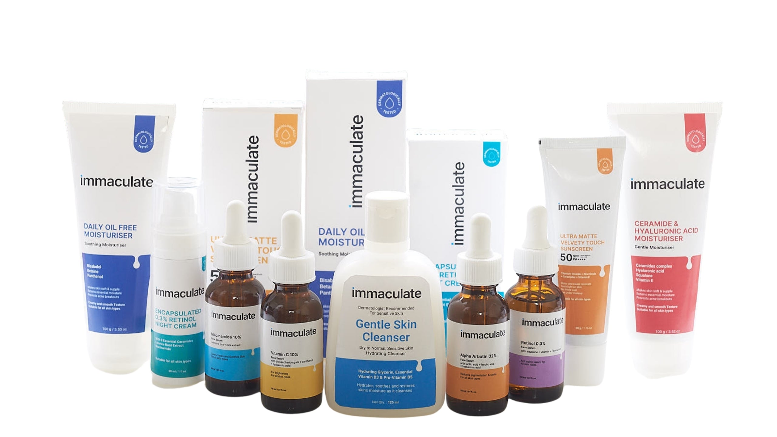 Immaculate Skincare India - Best Skincare products online.